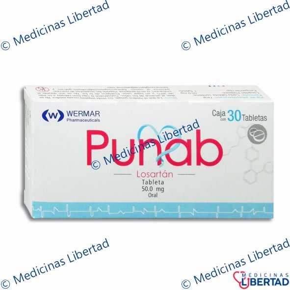 PUNAB 50 MG TABLETAS C/30 | Medicinas Libertad